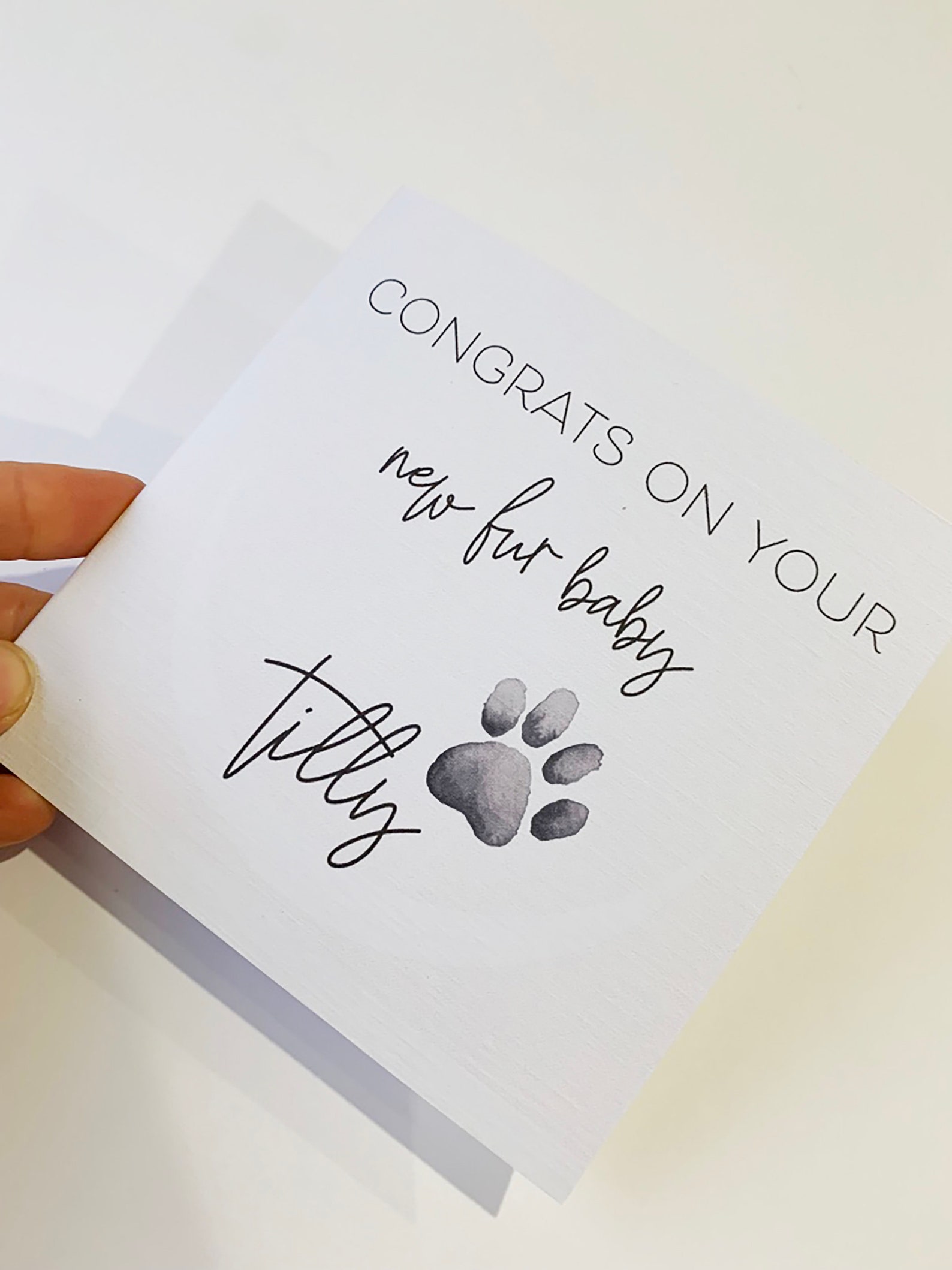 Personalised Pet Card New Puppy Card New Pet Card for Pet - Etsy UK