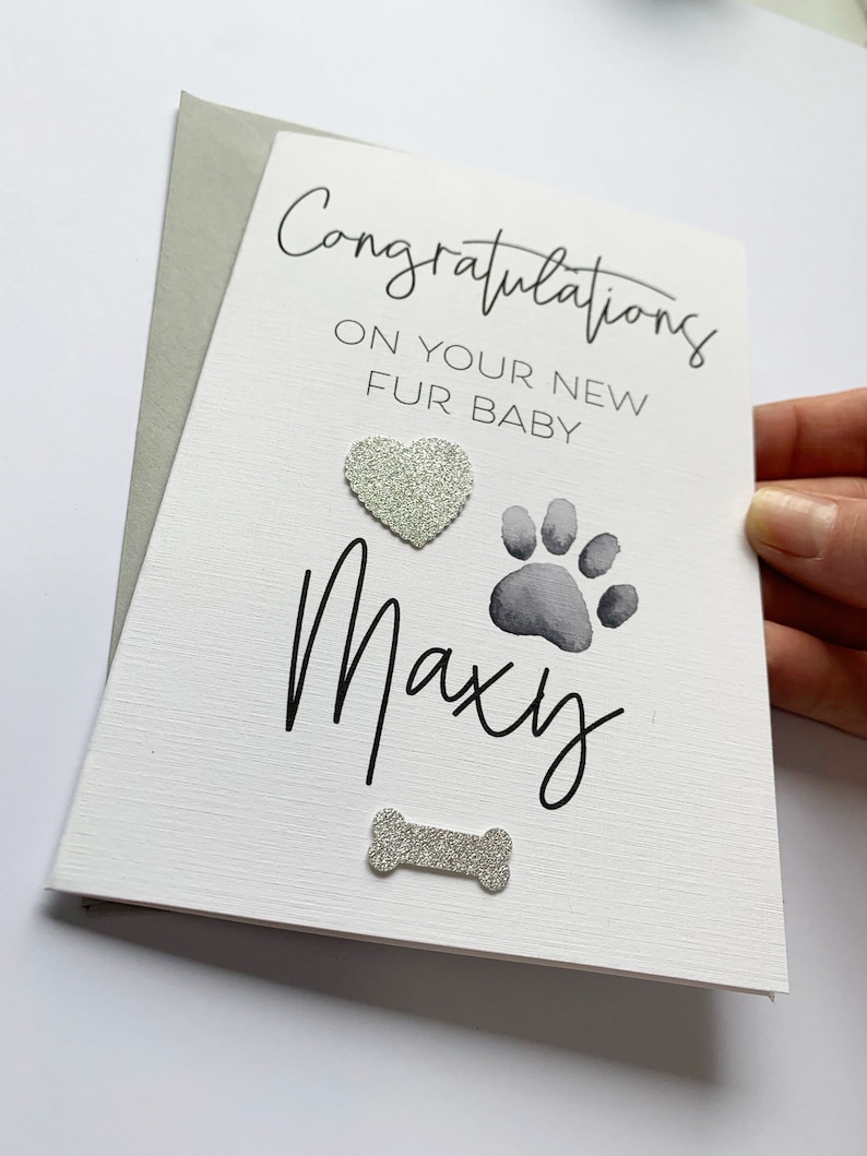 Personalised Pet Card New Puppy Card New Pet Card for Pet - Etsy UK
