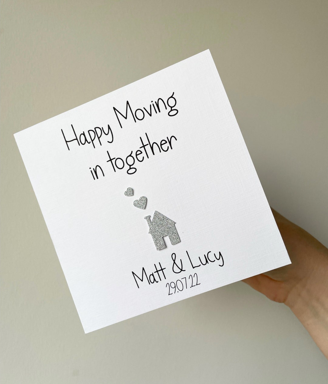 Moving in Together Card, New Home Card, Moving House Card, Personalised ...