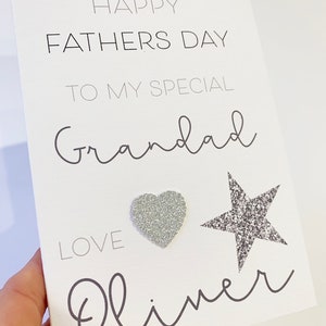 Fathers day card for grandad card for granddad fathers day | Etsy
