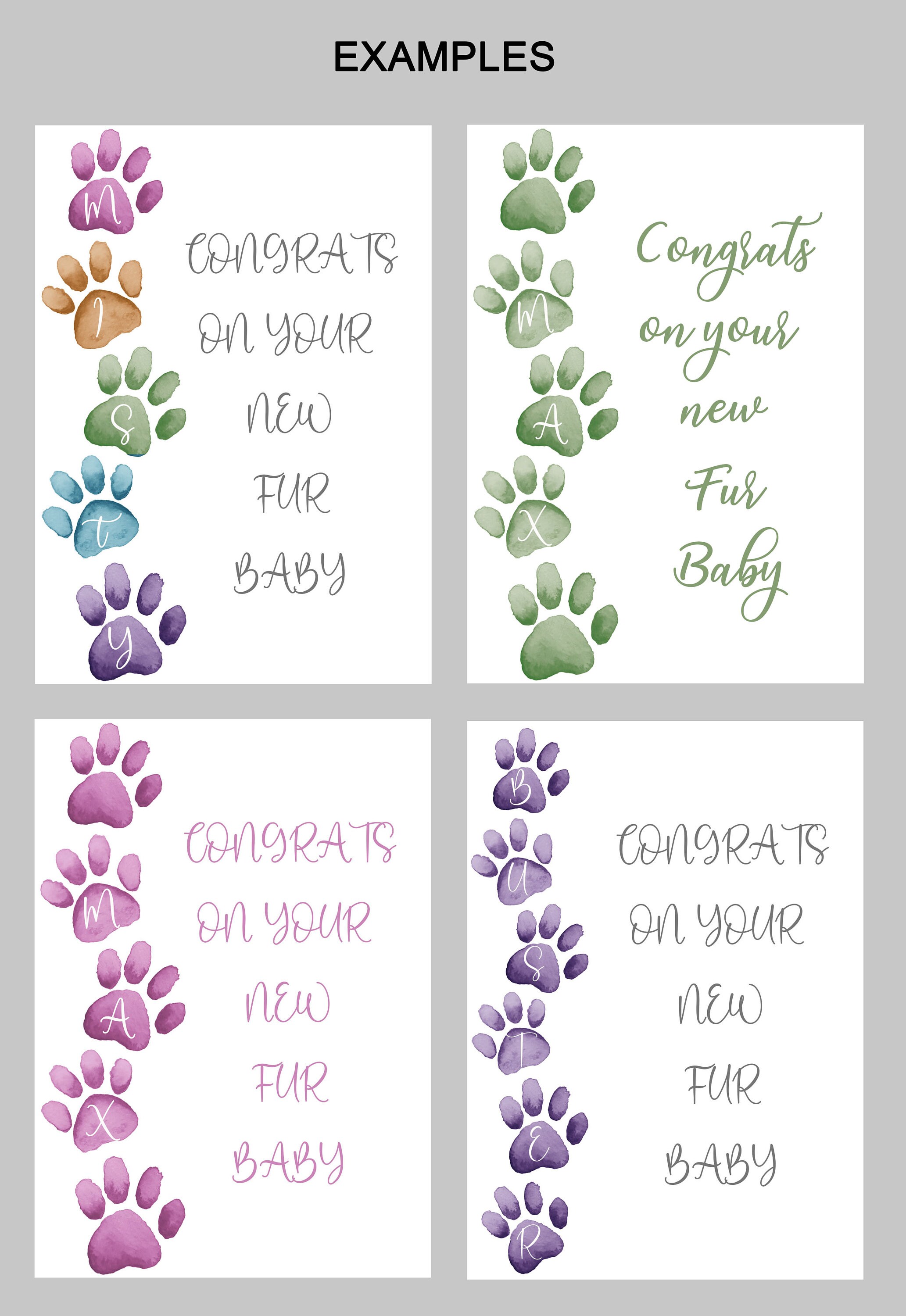 Personalised Pet Card New Puppy Card New Pet Card for Pet | Etsy UK