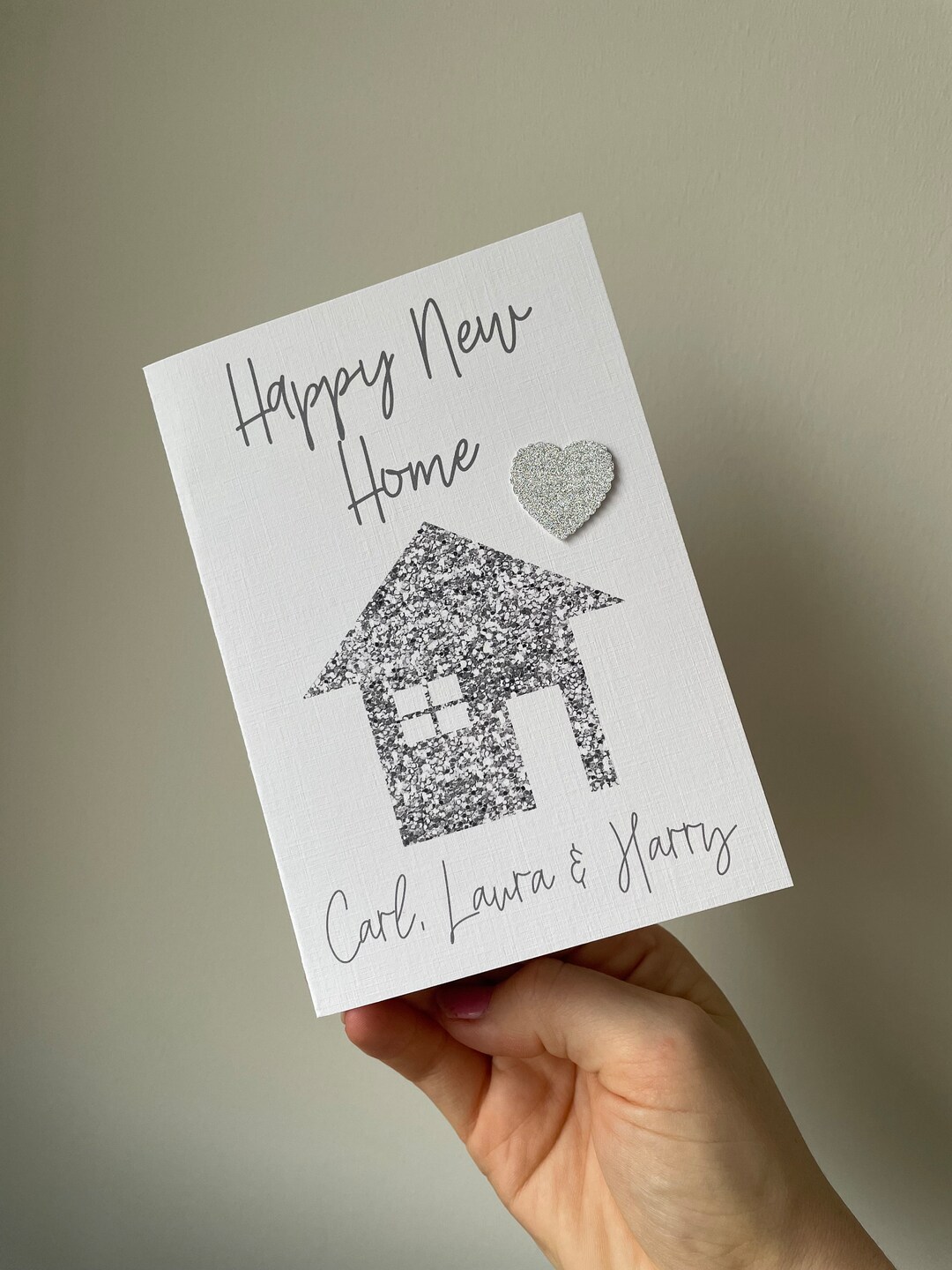New Home Card, Moving House Card, Personalised New Home Card, Happy New ...