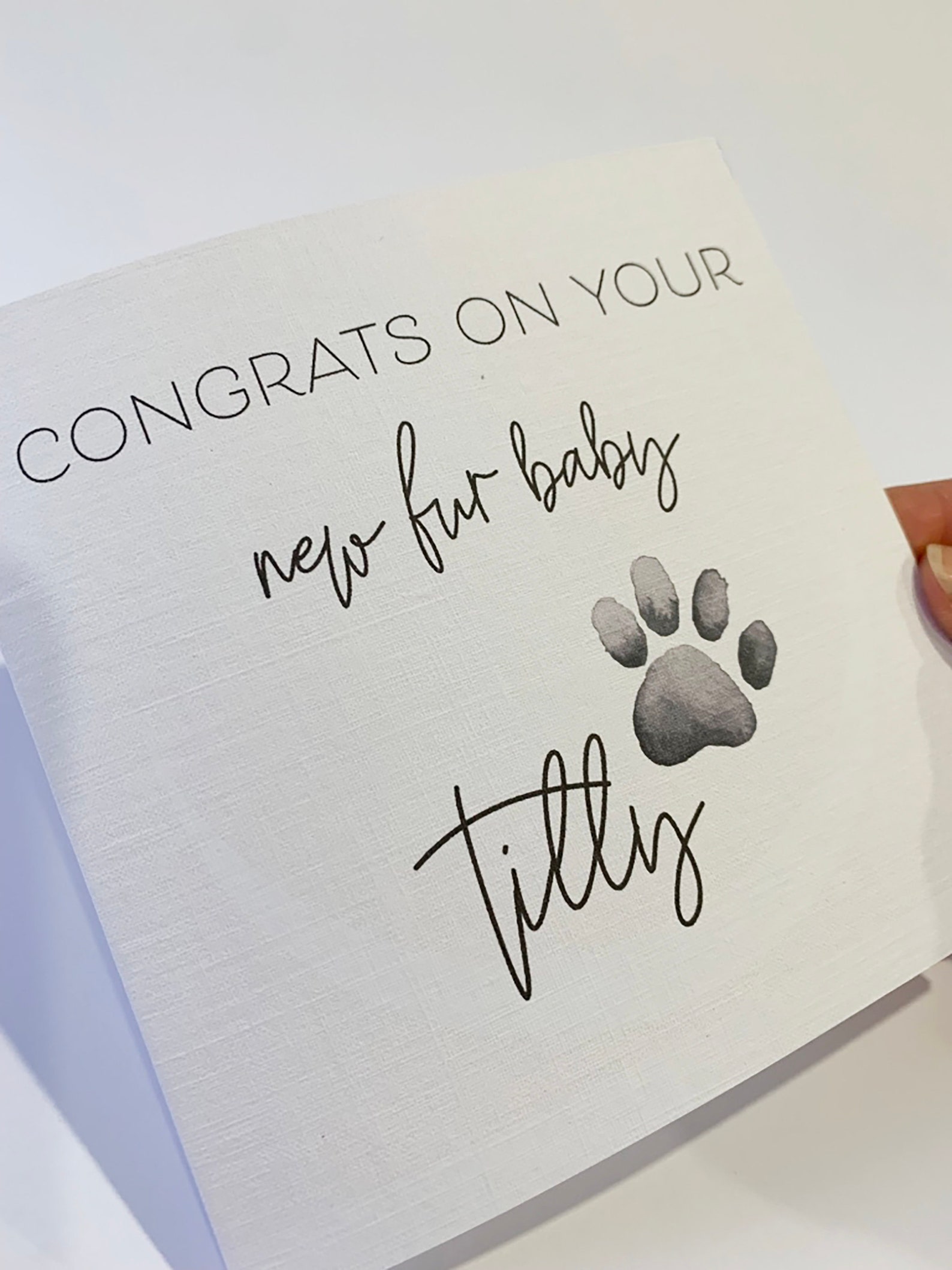 Personalised Pet Card New Puppy Card New Pet Card for Pet - Etsy UK