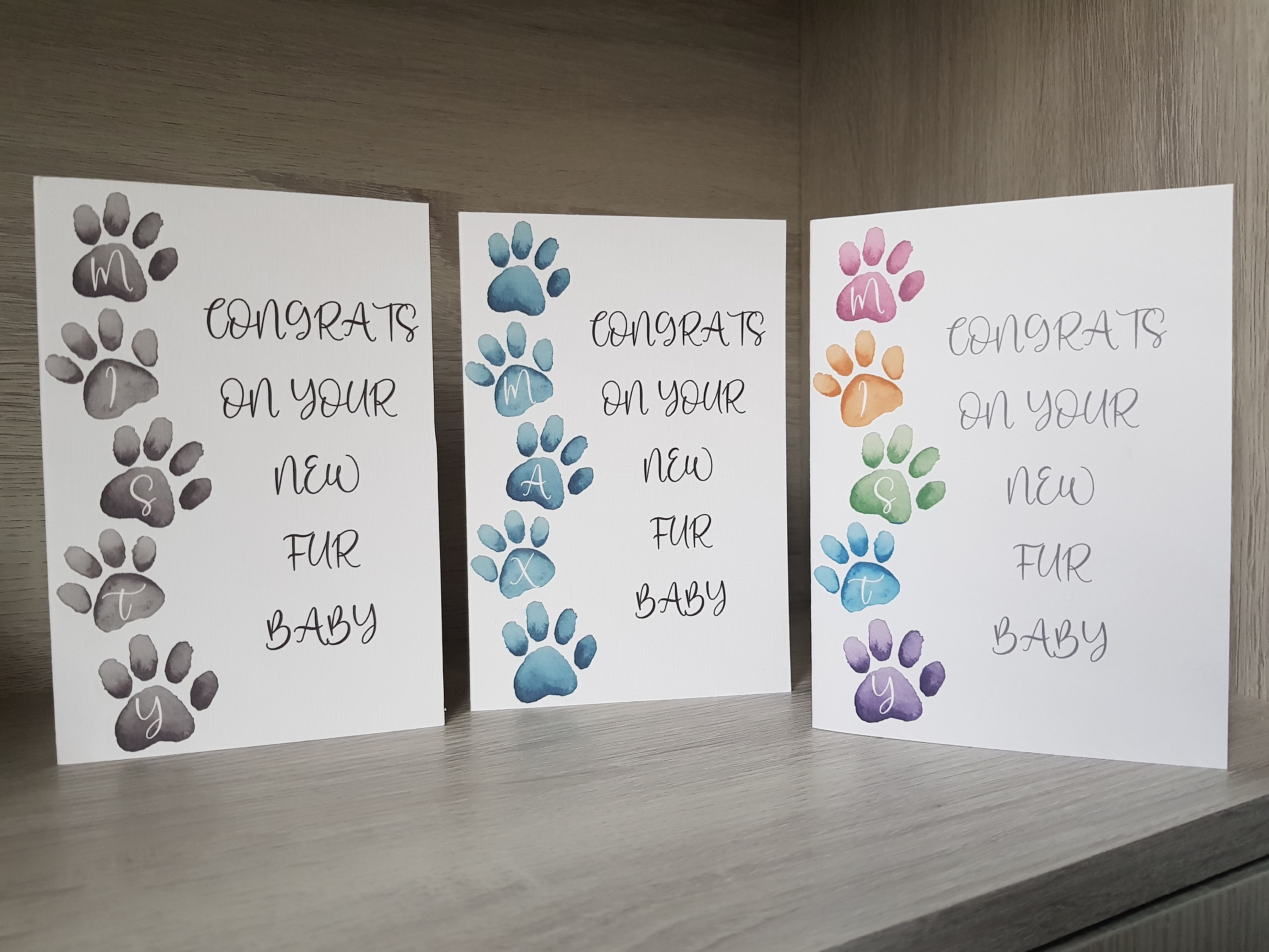 Personalised Pet Card New Puppy Card New Pet Card for Pet | Etsy UK
