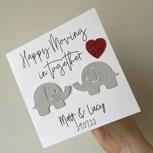 Moving in Together Card, New Home Card, Moving House Card, Personalised ...