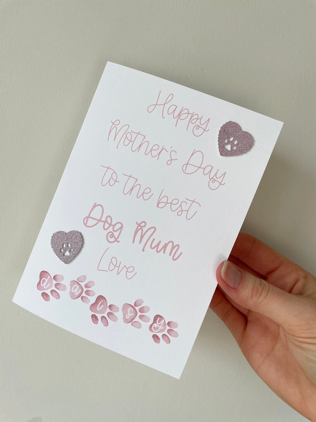 Mothers Day Card From the Dog, Dog Mum Card, Mothers Day Card, From the ...