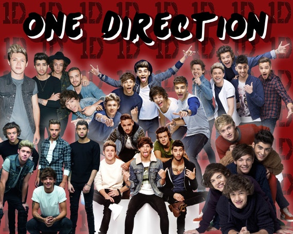 One Direction Collage Print | Etsy