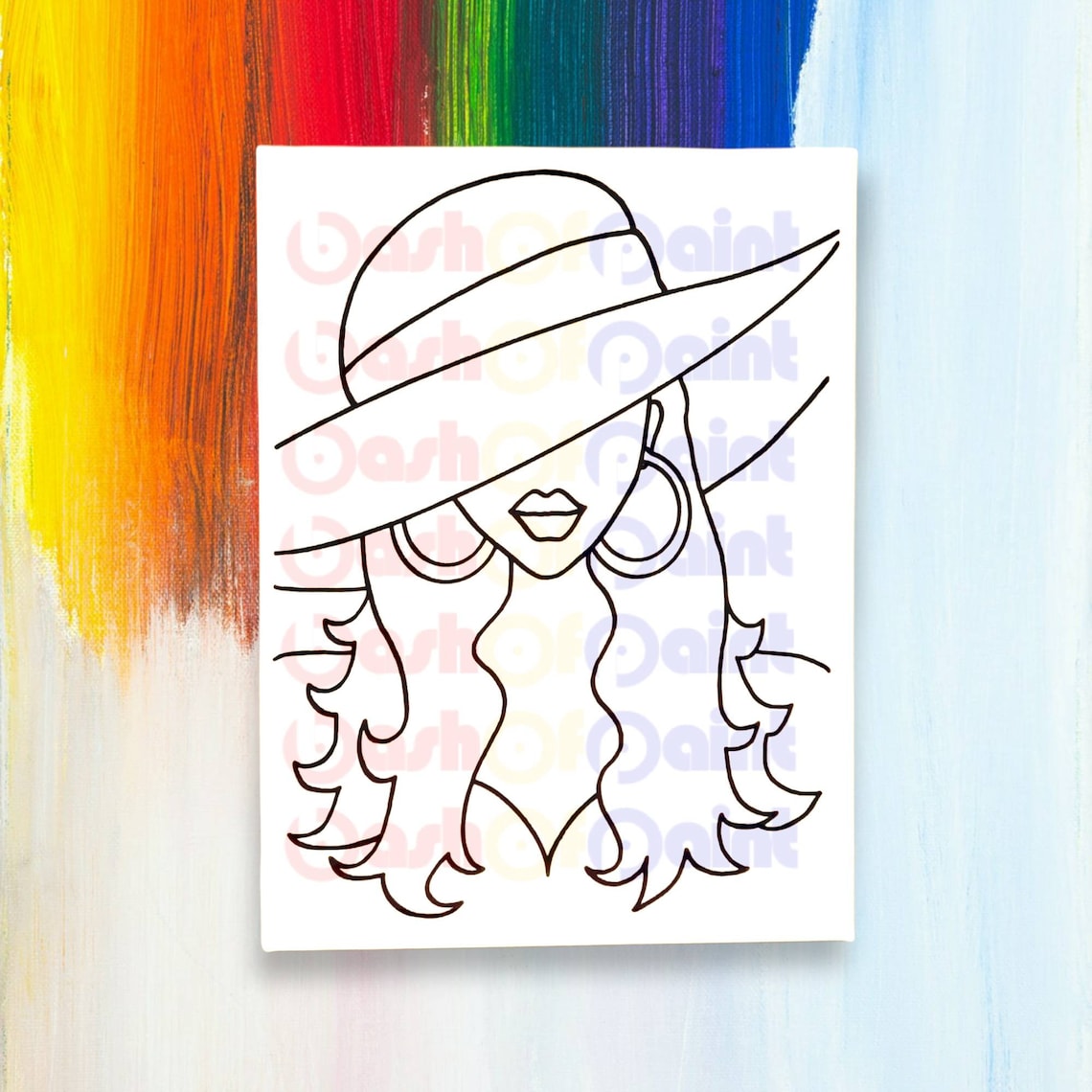 Couples Date Night Kit Predrawn Canvas Adult Art Kit DIY - Etsy