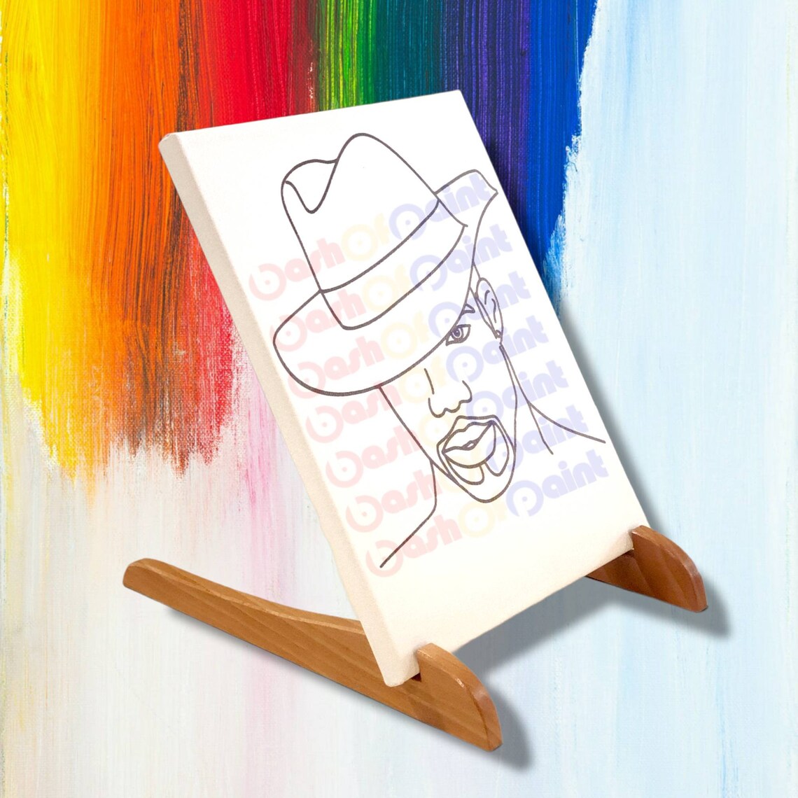 Couples Date Night Kit Predrawn Canvas Adult Art Kit DIY - Etsy