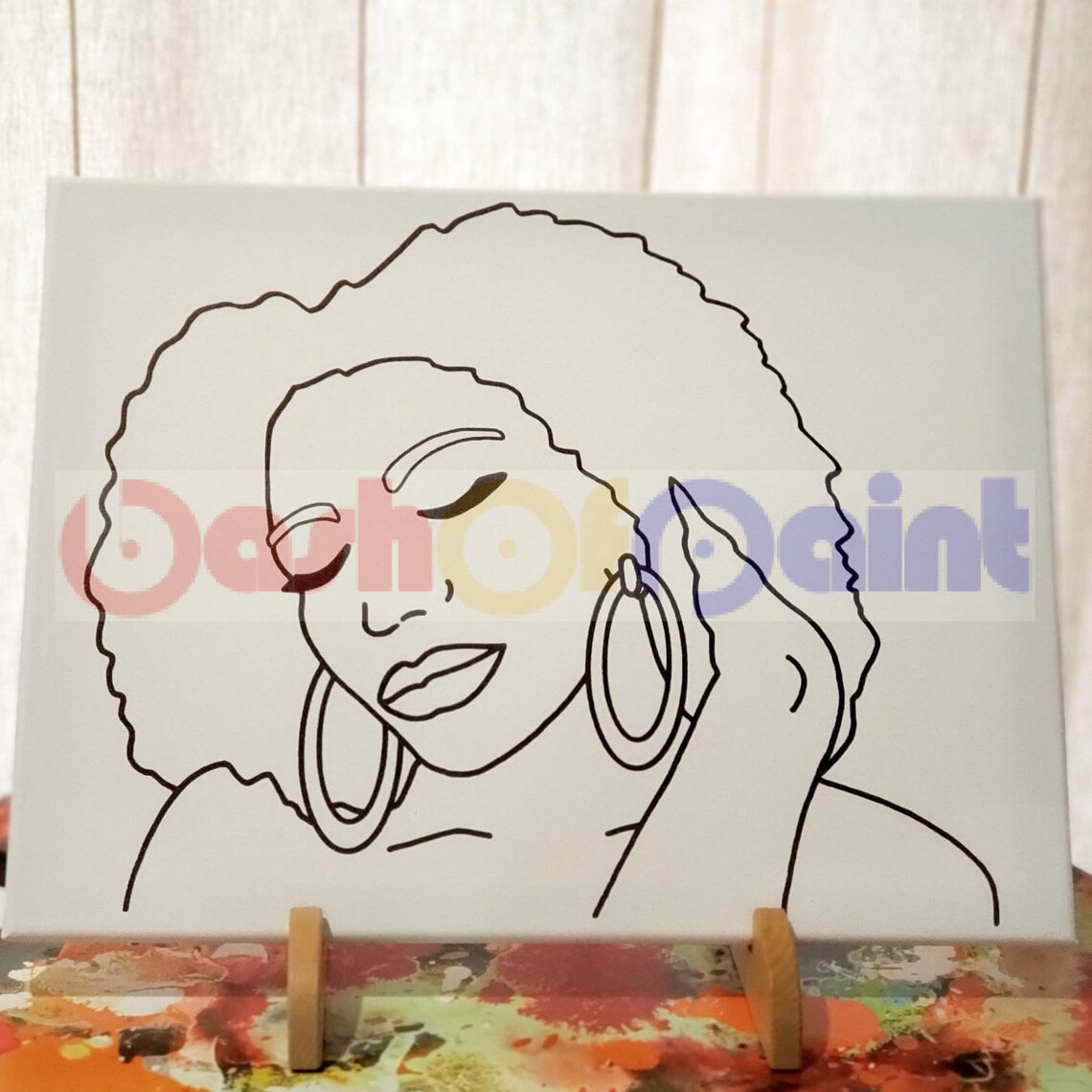 Couples Date Night Box Pre Drawn Canvas Adult Art Kit DIY | Etsy