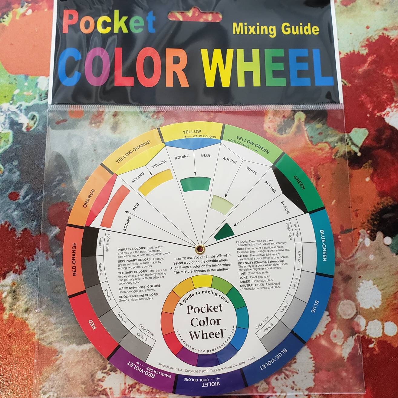 Color Wheel Paint Art