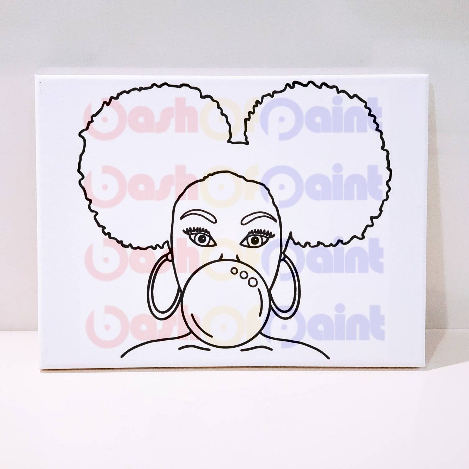 Couples Date Night Box Pre Drawn Canvas Adult Art Kit DIY - Etsy