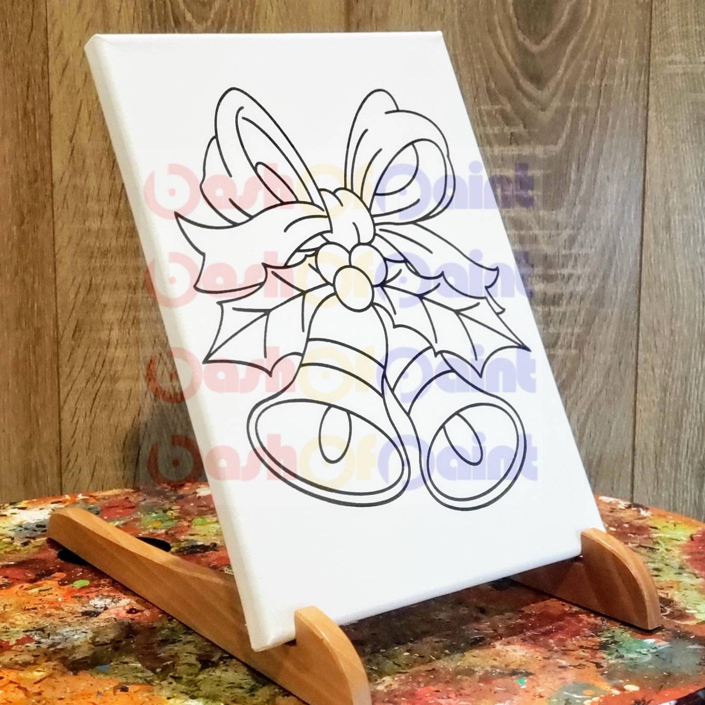 Couples Date Night Box Predrawn Canvas Adult Outlined Sketch - Etsy