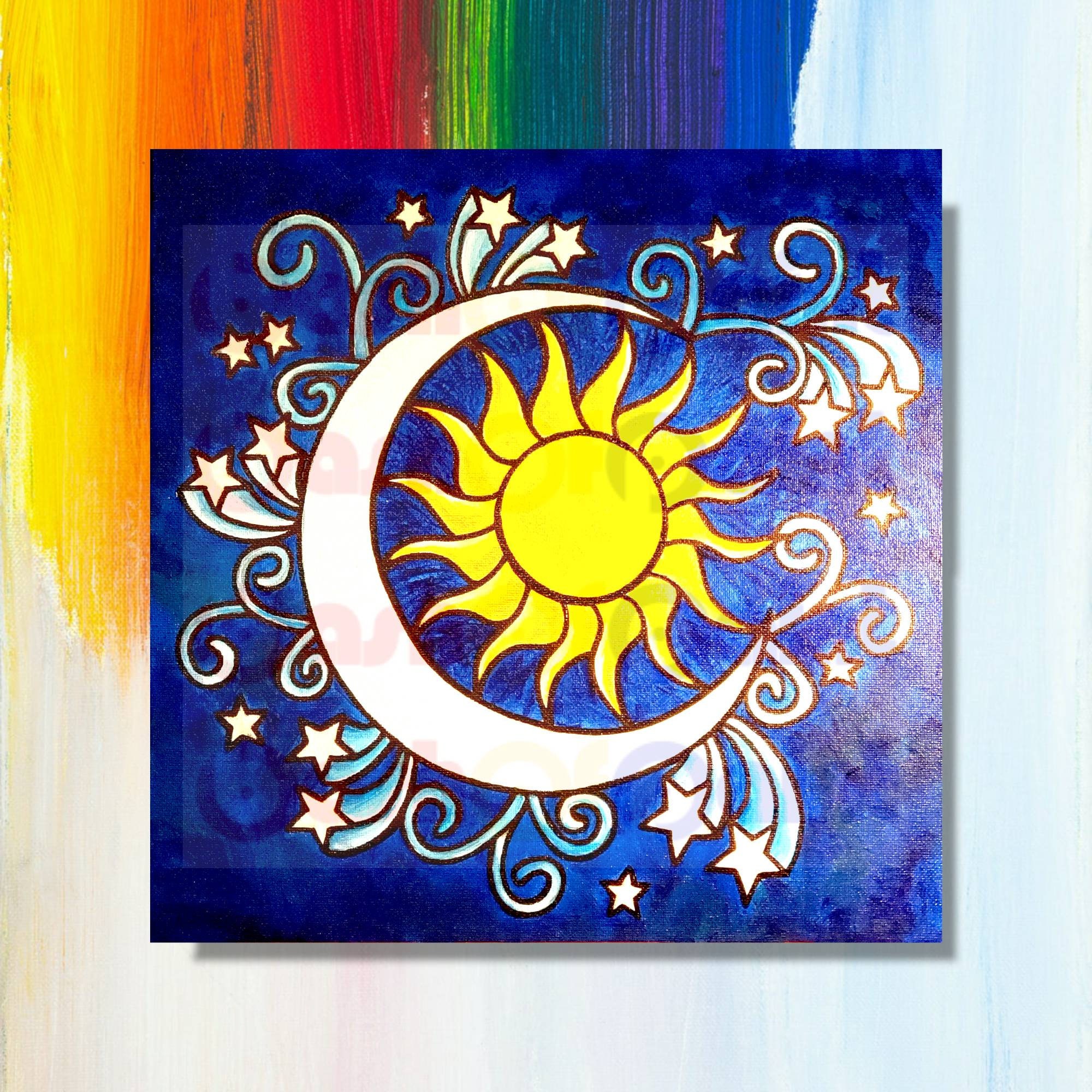 Sun and moon painting - munimoro.gob.pe