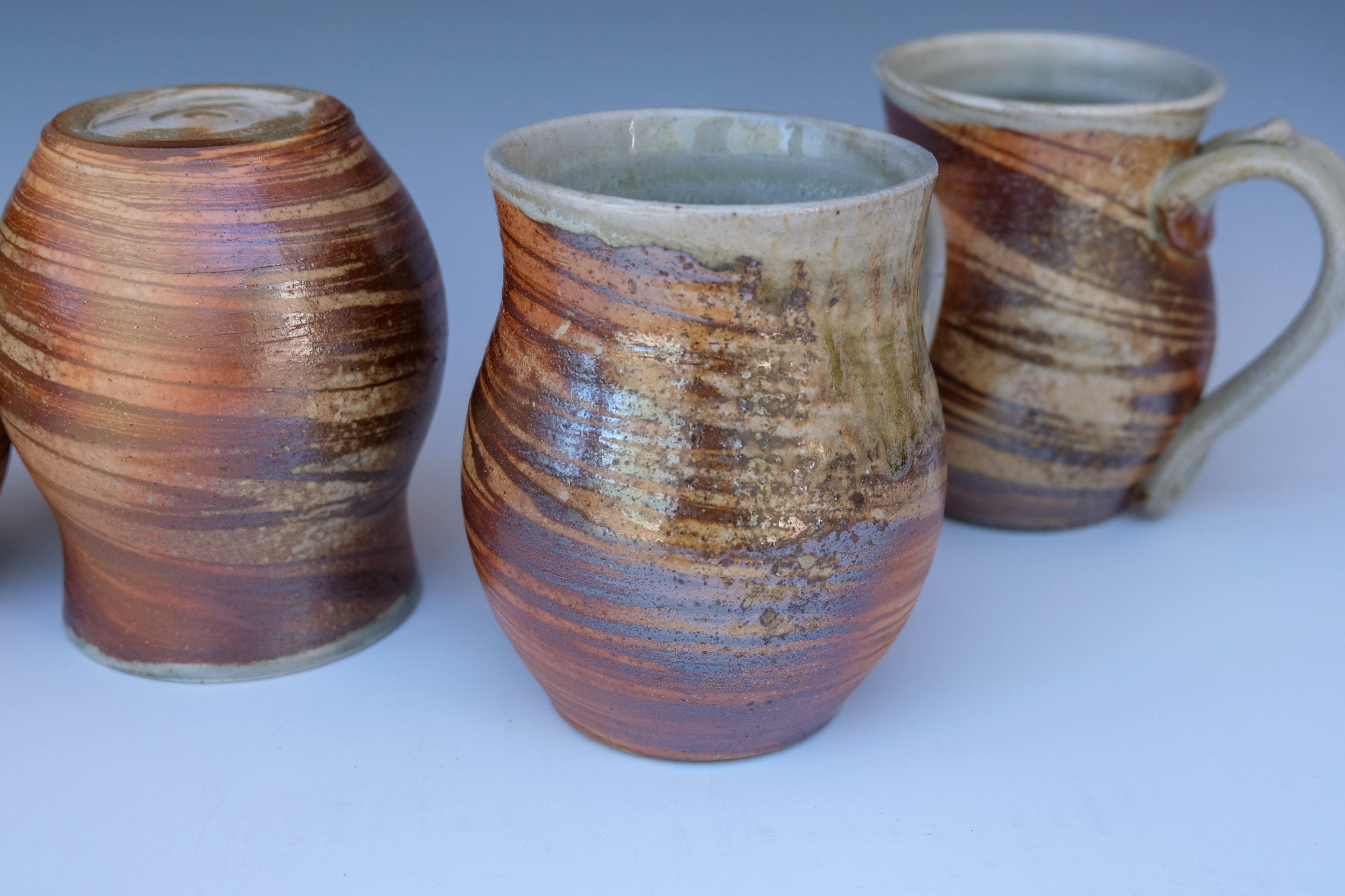 Agateware Pottery Mug - Etsy