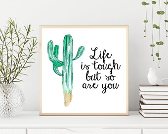 Cactus quotes | Etsy