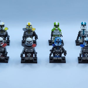 Custom Lego Star Wars ARC Clone Trooper Commanders Set of 8 With ...