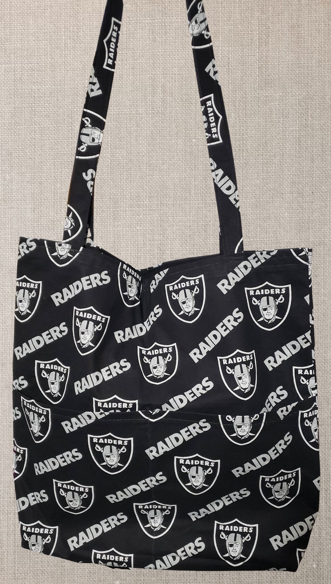 Fully Lined Tote Bag Raiders - Etsy