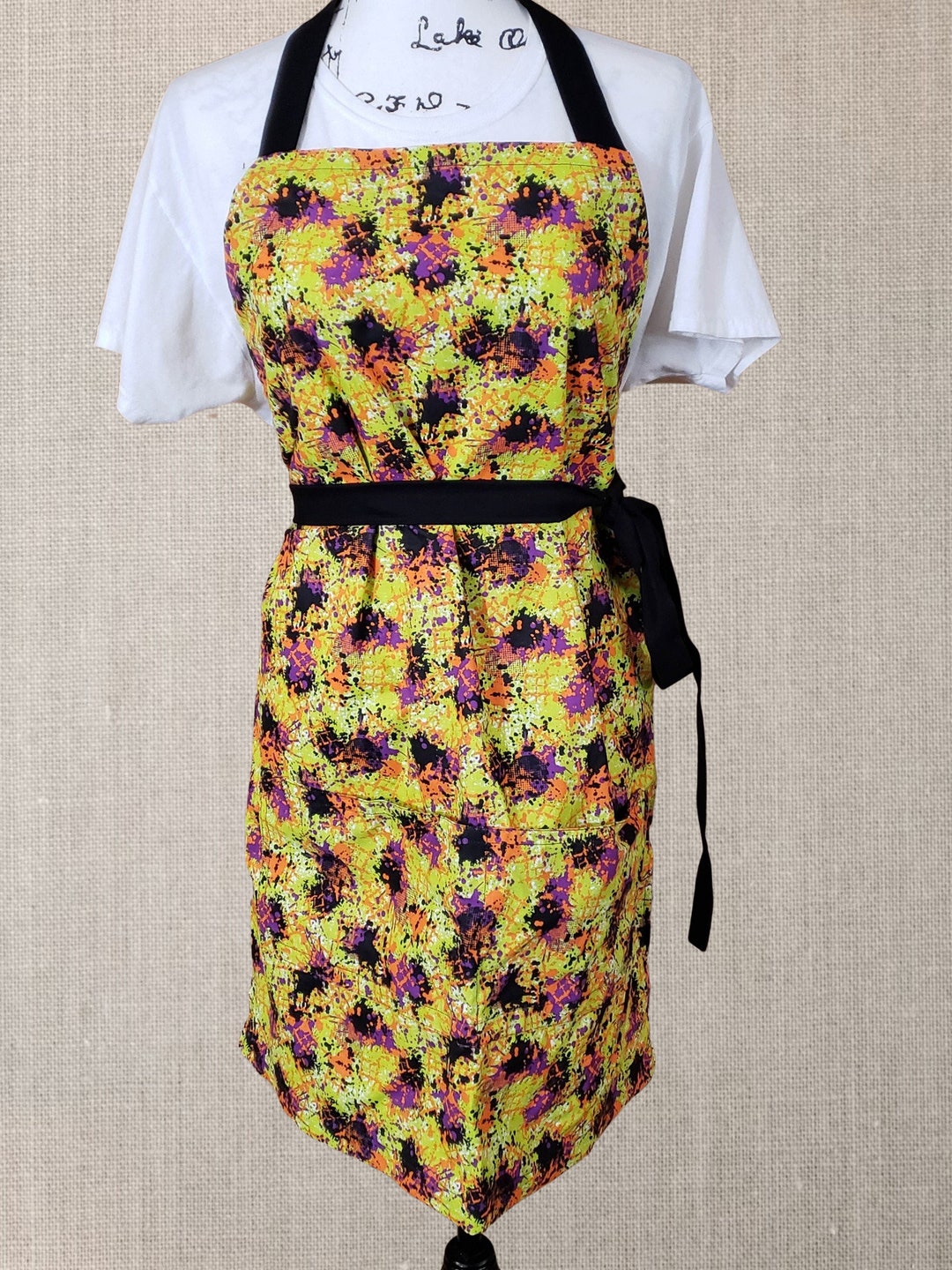 Full Length Apron - Paint Splatter - Etsy