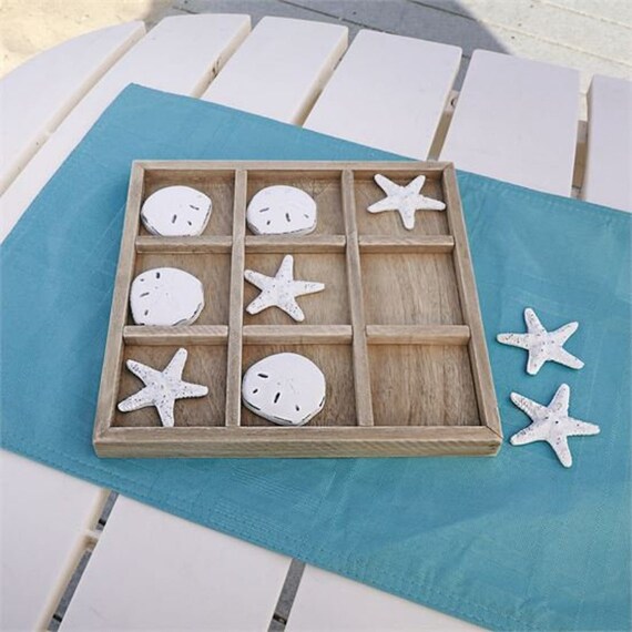 Toys & Games Nautical Tic Tac Toe Board Games & Puzzles Game Pieces ...