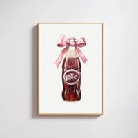 Vintage Soda Poster – “save Water, Drink Dr Pepper” Bottle Art - Etsy