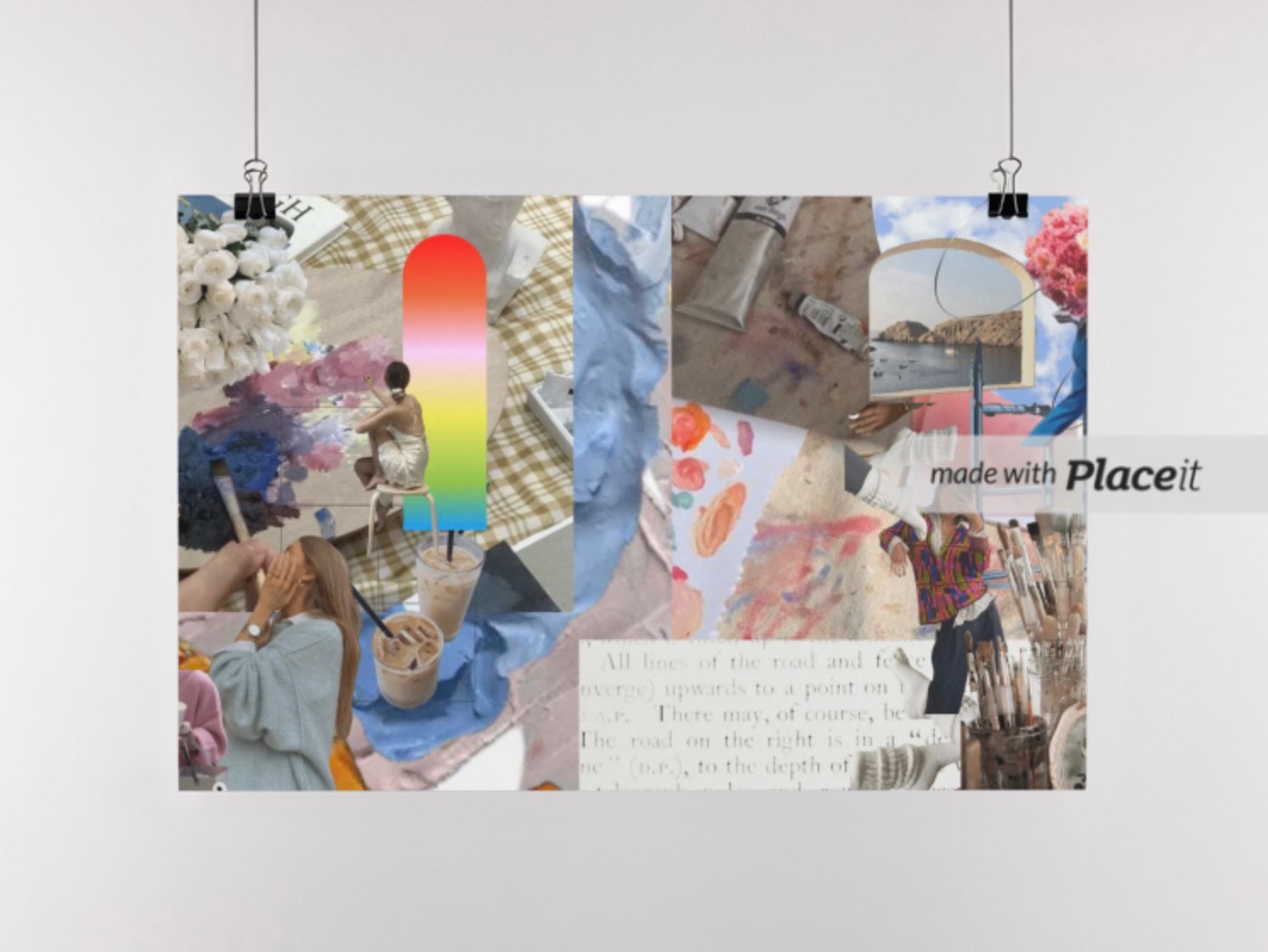 2022 "it Girl" Multi Color Vision Board, Manifestation & Lifestyle ...