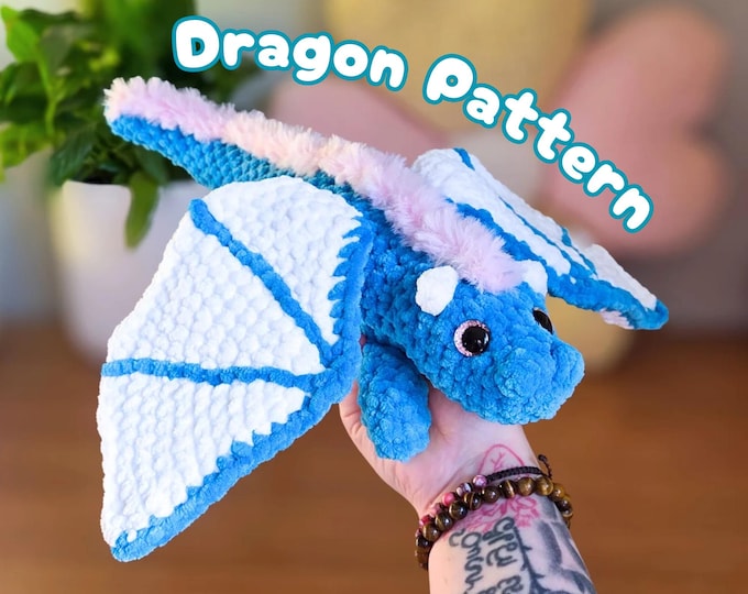 Guardian the Dragon PDF Crochet Pattern by Creationsbygems - Etsy Canada