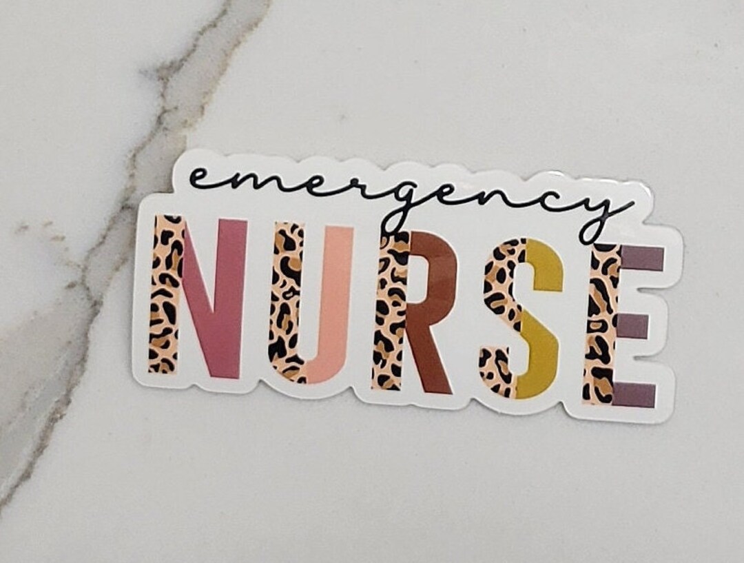 ER Nurse Sticker, Emergency Nurse, Emt Sticker, EMS Sticker, ED Sticker ...