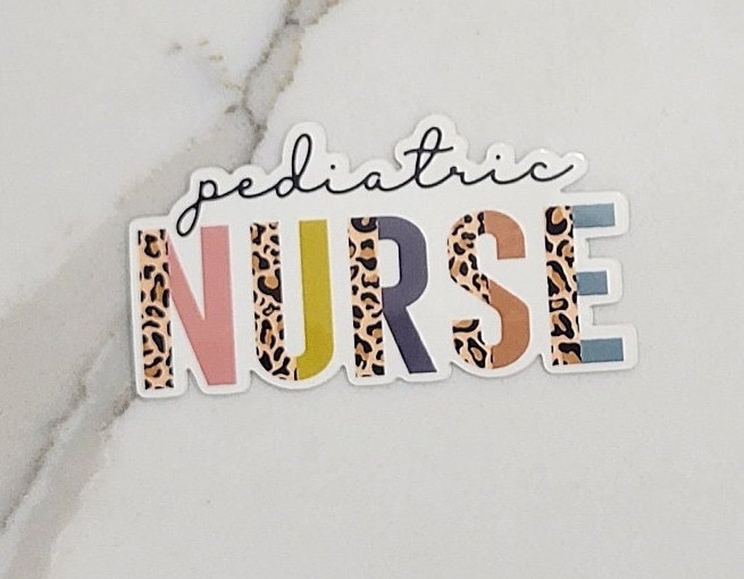 Peds Nurse Sticker, Peds Nurse, Pediatrics Nurse, Registered Nurse ...