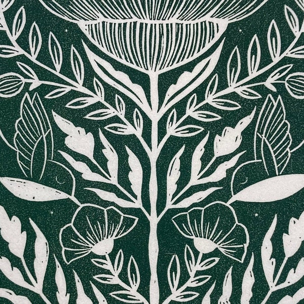 Original Linocut Handprint / A Quote From Nature / Birds - Etsy Canada