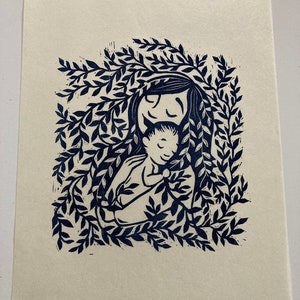 Original Linocut Print, "love" - Etsy
