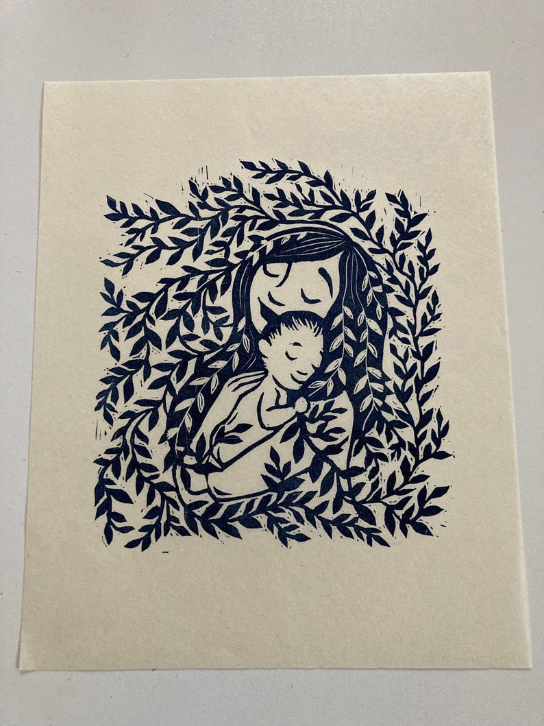 Original Linocut Print, "love" - Etsy
