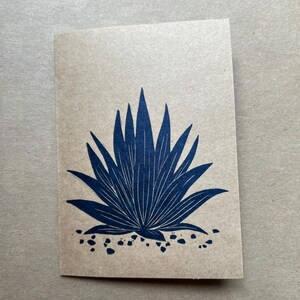 Set of 5 Handprinted Linocut Blank Greeting Cards, "desert" - Etsy