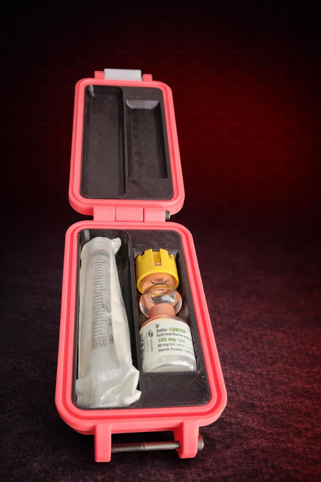 Cortopod - Rigid Case for Solu-cortef, Vial + Syringe or 2 Vials ...