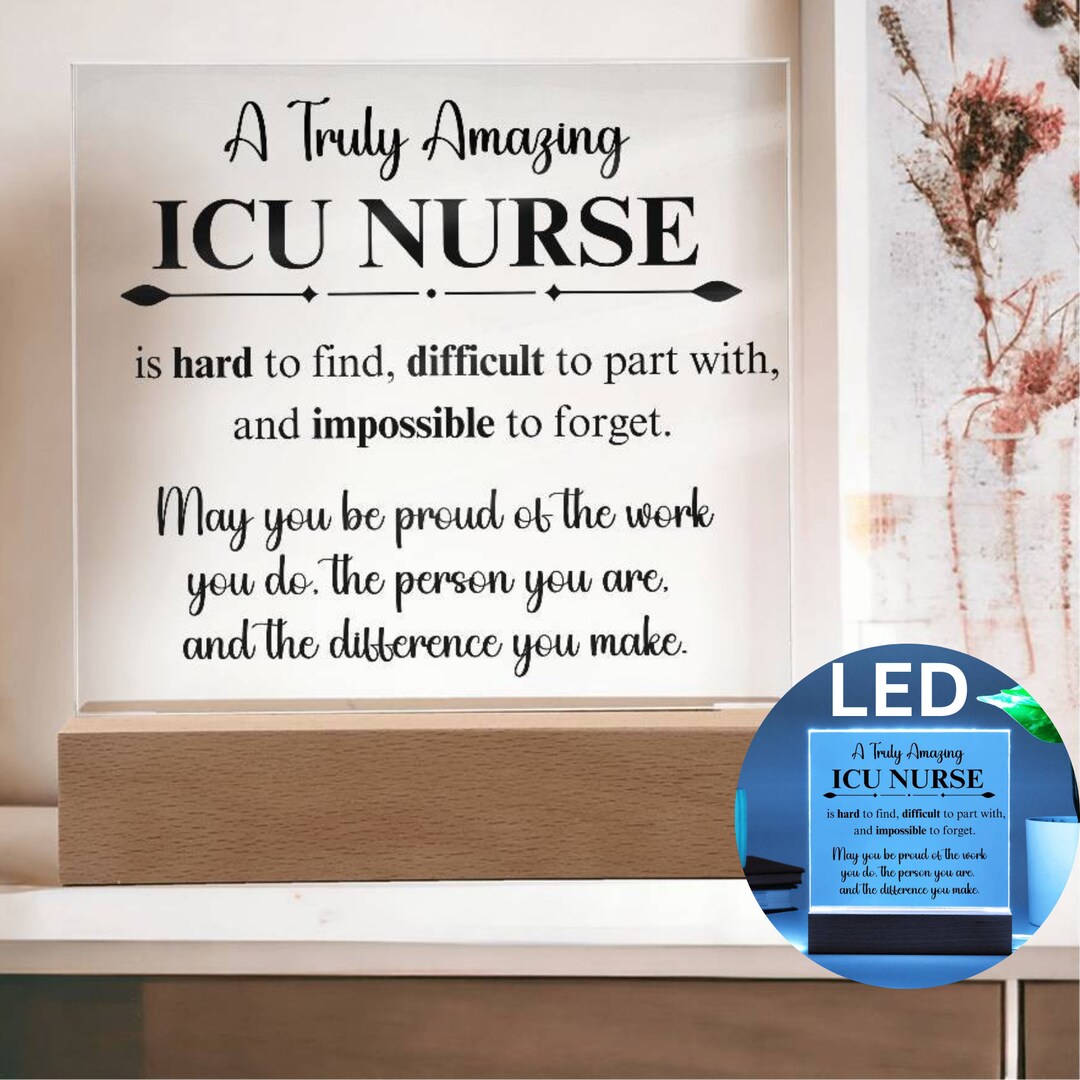 ICU Nurse Gift, Best Nurse Ever, ICU Nurse Appreciation Gift, ICU Nurse ...
