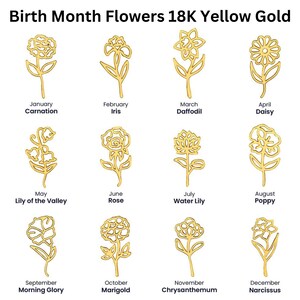 Next Chapter Good Luck Birth Flower Name Necklace, Emigrate, off to ...