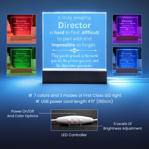 A Truly Amazing Director, Director Engraved Acrylic Plaque ...
