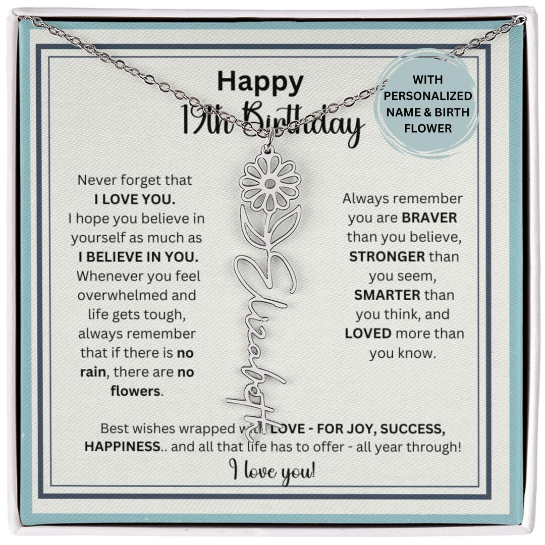 19th Birthday Gift for 19 Year Old, 19th Birthday Gift Daughter ...