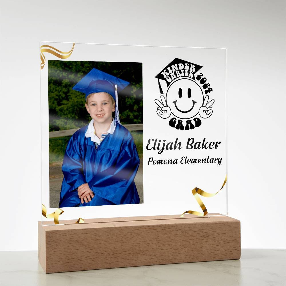 Kindergarten Graduation Plaque, Personalized Kinder Graduation With ...