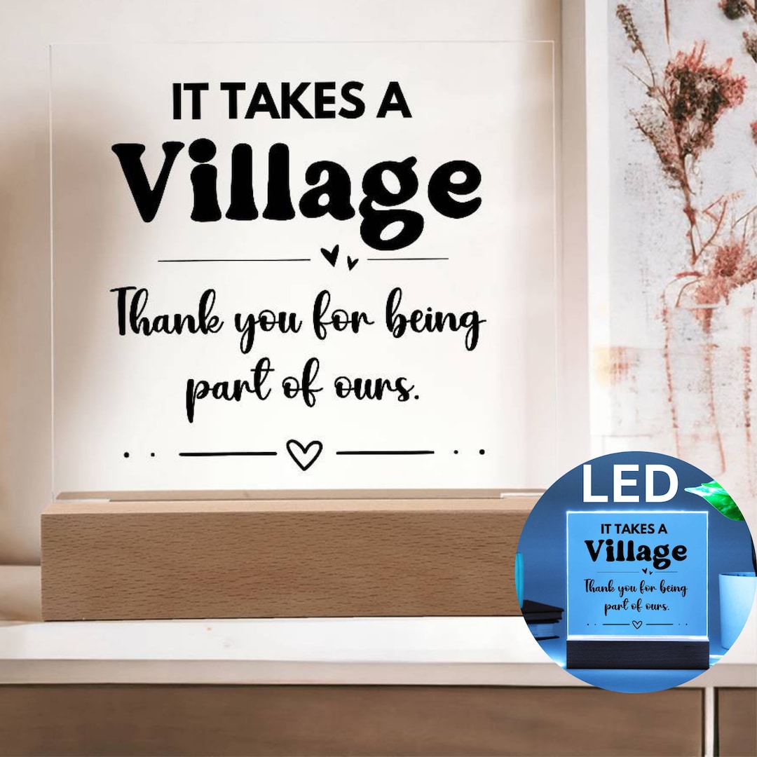 It Takes A Village, It Takes A Village Sing, Custom It Takes A Village ...