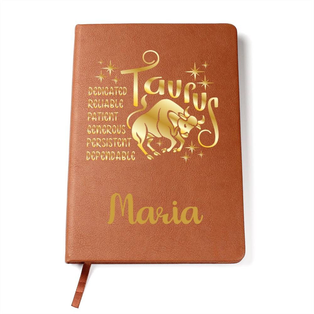 Personalized Taurus Zodiac Constellation Journal, Manifestation Journal ...