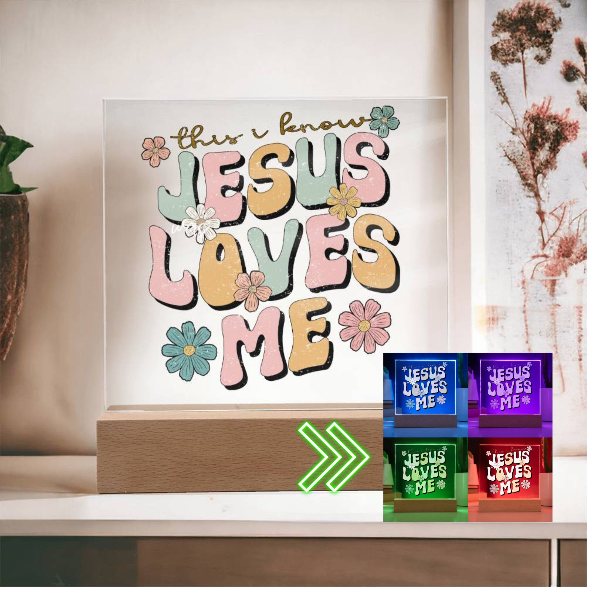 Jesus Loves Me Wall Art