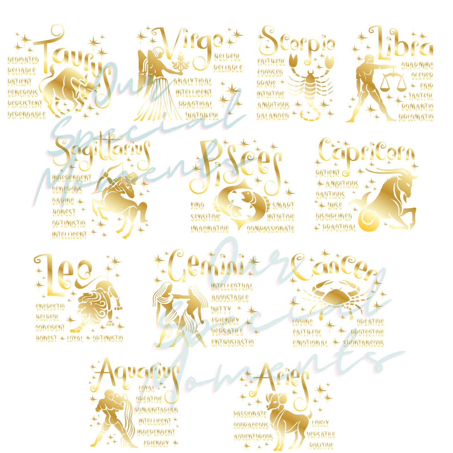 Personalized Taurus Zodiac Constellation Journal, Manifestation Journal ...