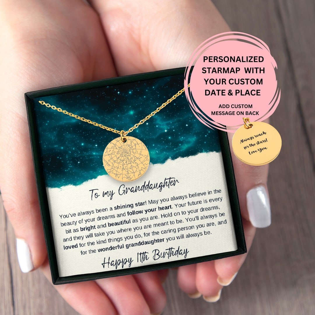 11th Birthday Gift for Granddaughter, Personalized 11th Birthday Gift ...