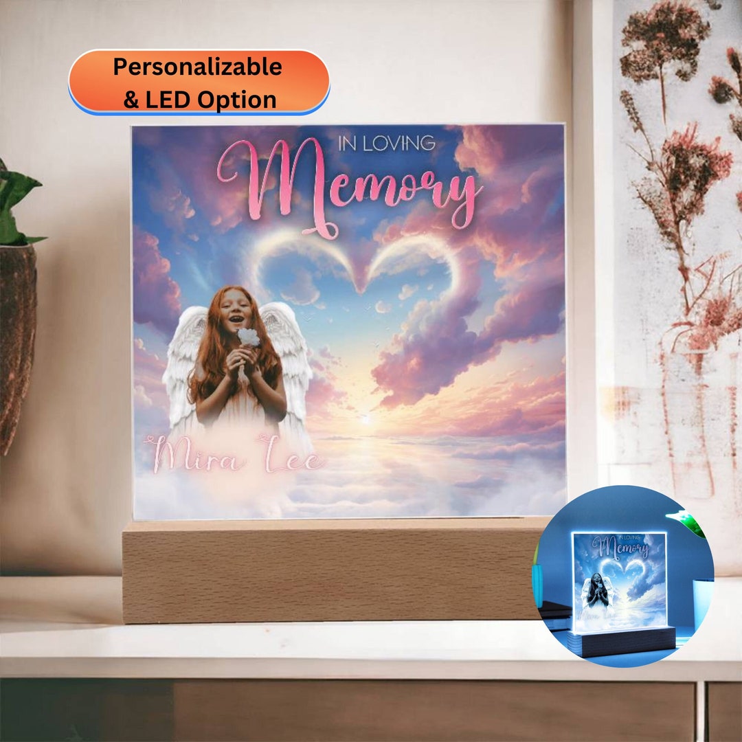 Personalized Memorial Plaque With Picture, Personalized Memorial Plaque ...