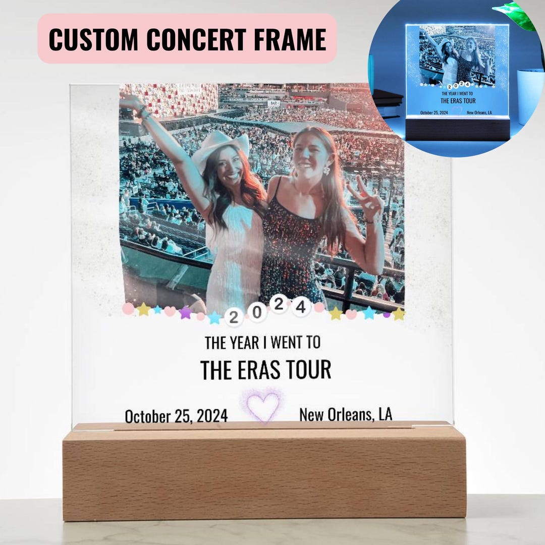 Personalized Eras Christmas Memory Photo Gift, Concert Memory Picture ...