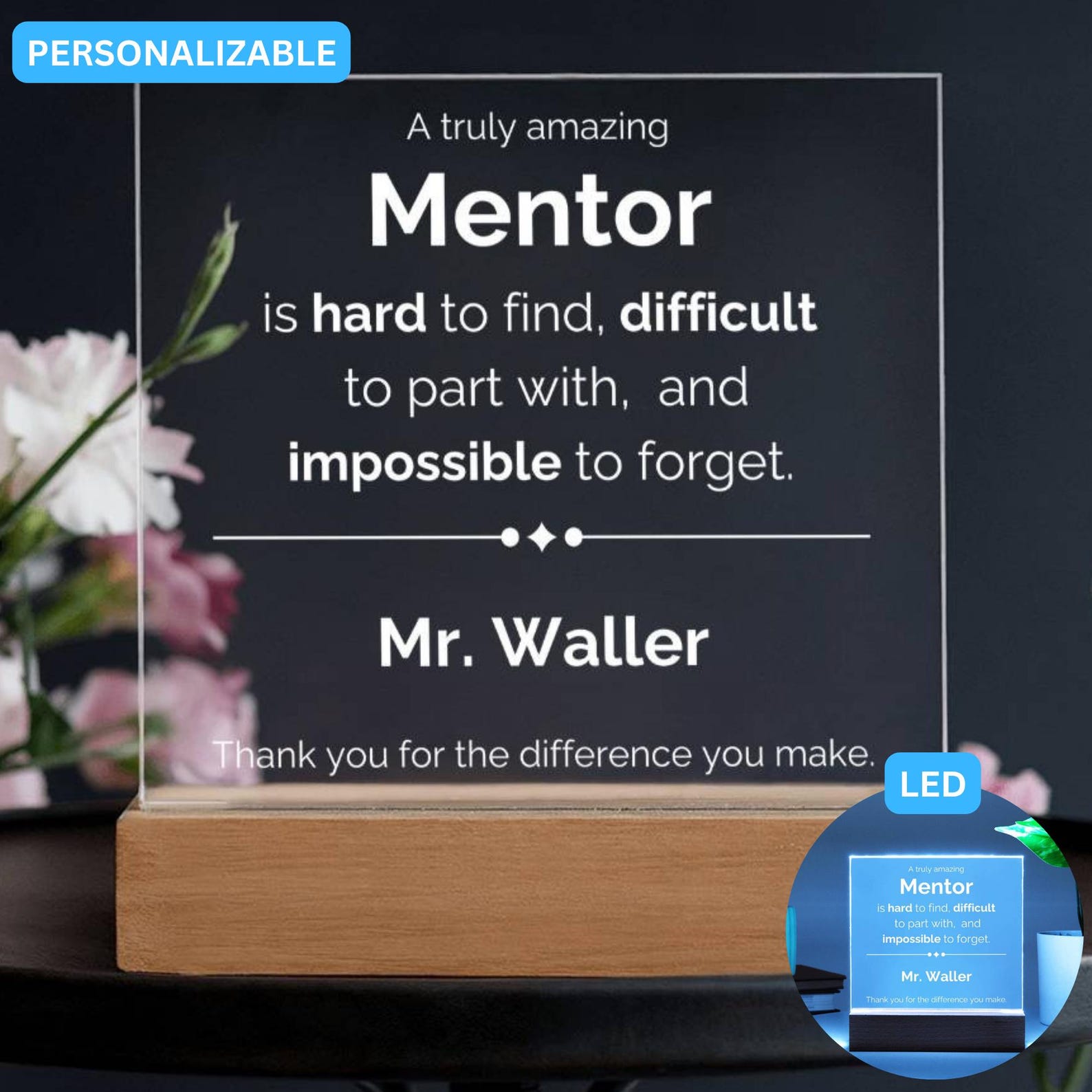Boss or Mentor Gift | A Truly Amazing Leader Quote Plaque ...