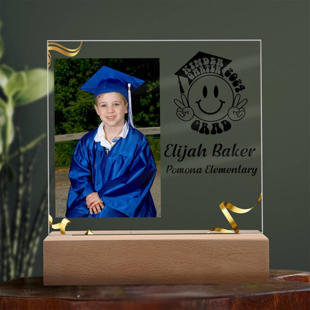Kindergarten Graduation Plaque, Personalized Kinder Graduation With ...