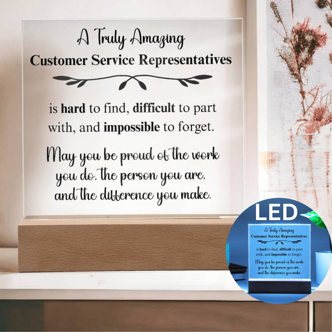 Customer Service Representative Gift, Appreciation Gift for Customer ...