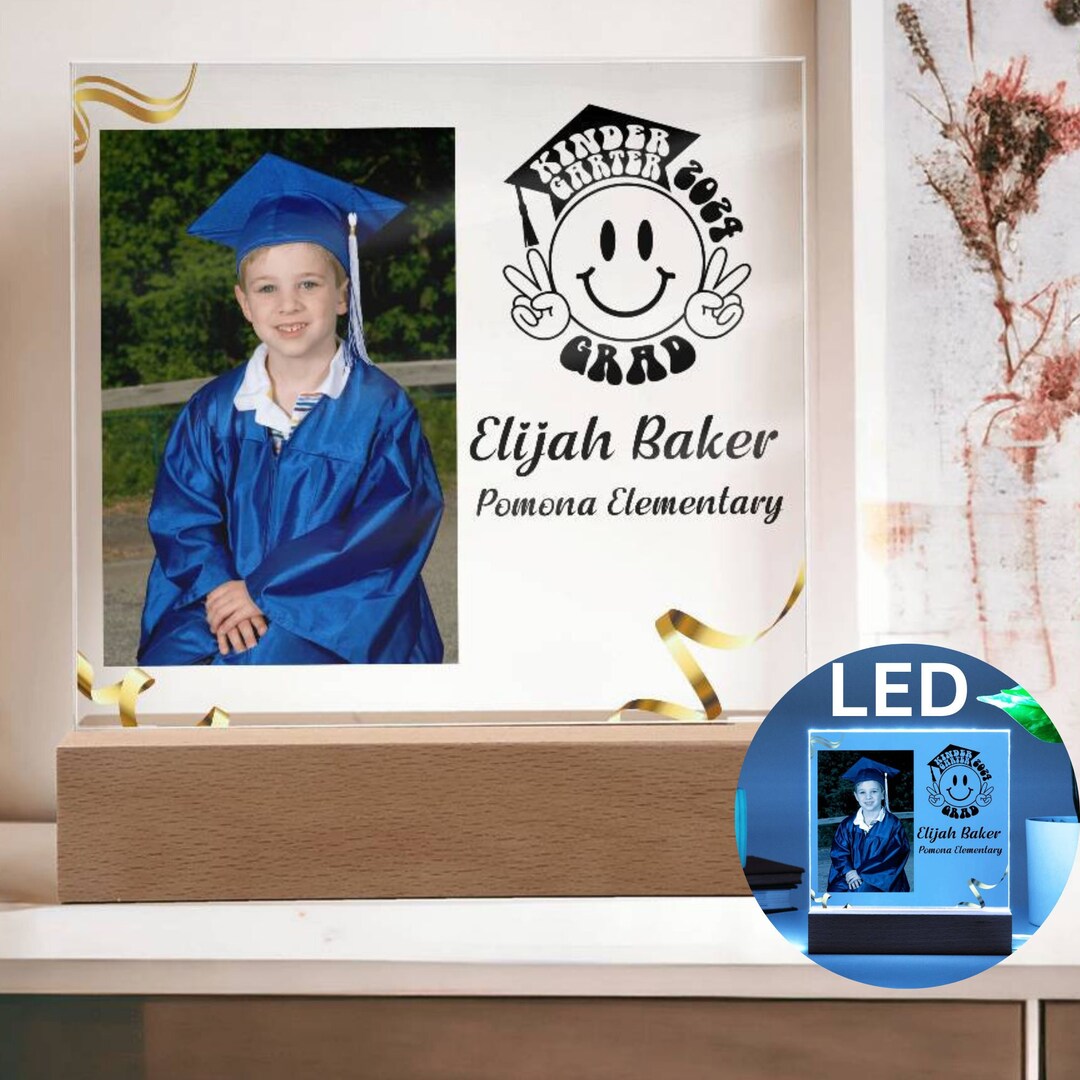 Kindergarten Graduation Plaque, Personalized Kinder Graduation With ...